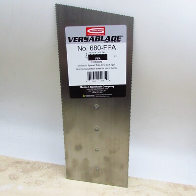 Gundlach 680-FFA Versablade Flooring Trowel Blade | eBay