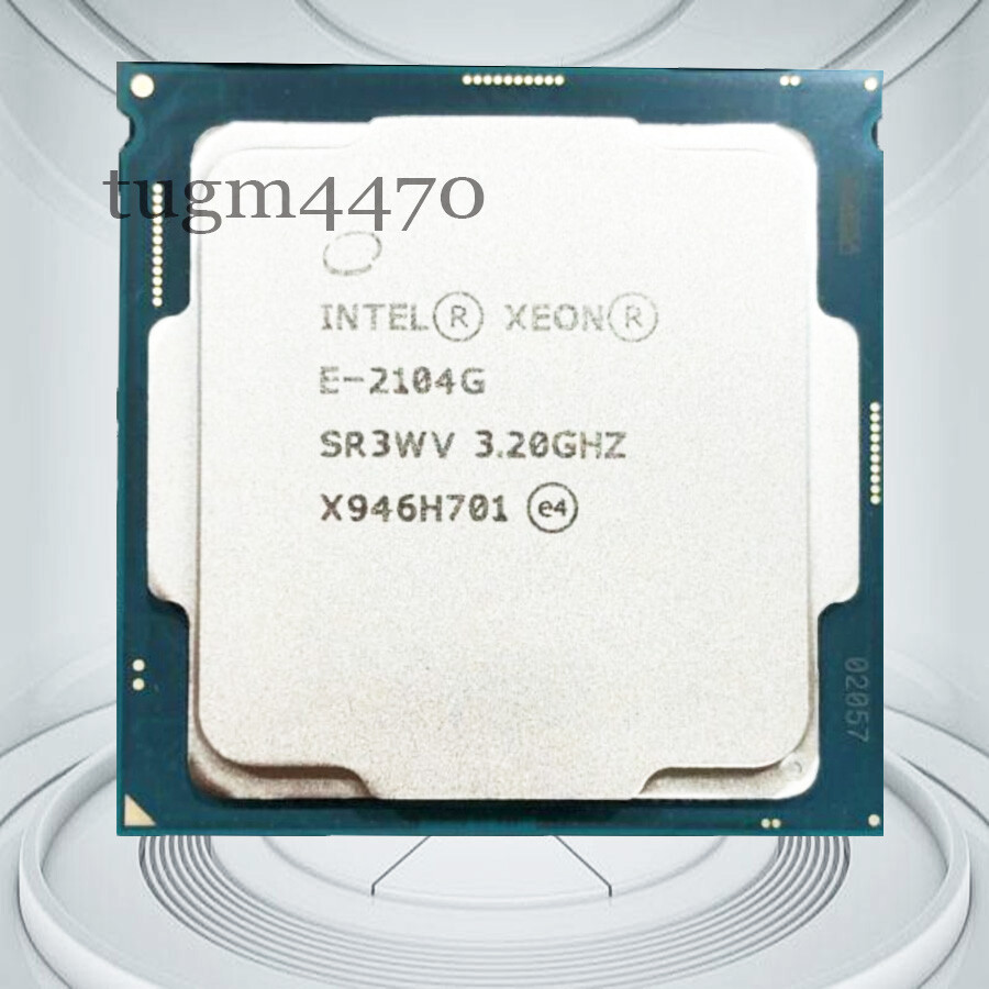 Intel Xeon E-2104G SR3WV 8M Cache Quad Core 65W LGA 1151 CPU Processor ...