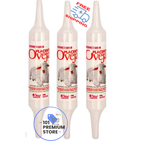 Ampoule Bio Complex Capillary Sheep Placenta 0.6 Oz (3 PACK ...