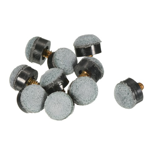 10Pcs 13mm Dia Screw-on Pool Cue Tip Replacement Billiard Stick Tips ...