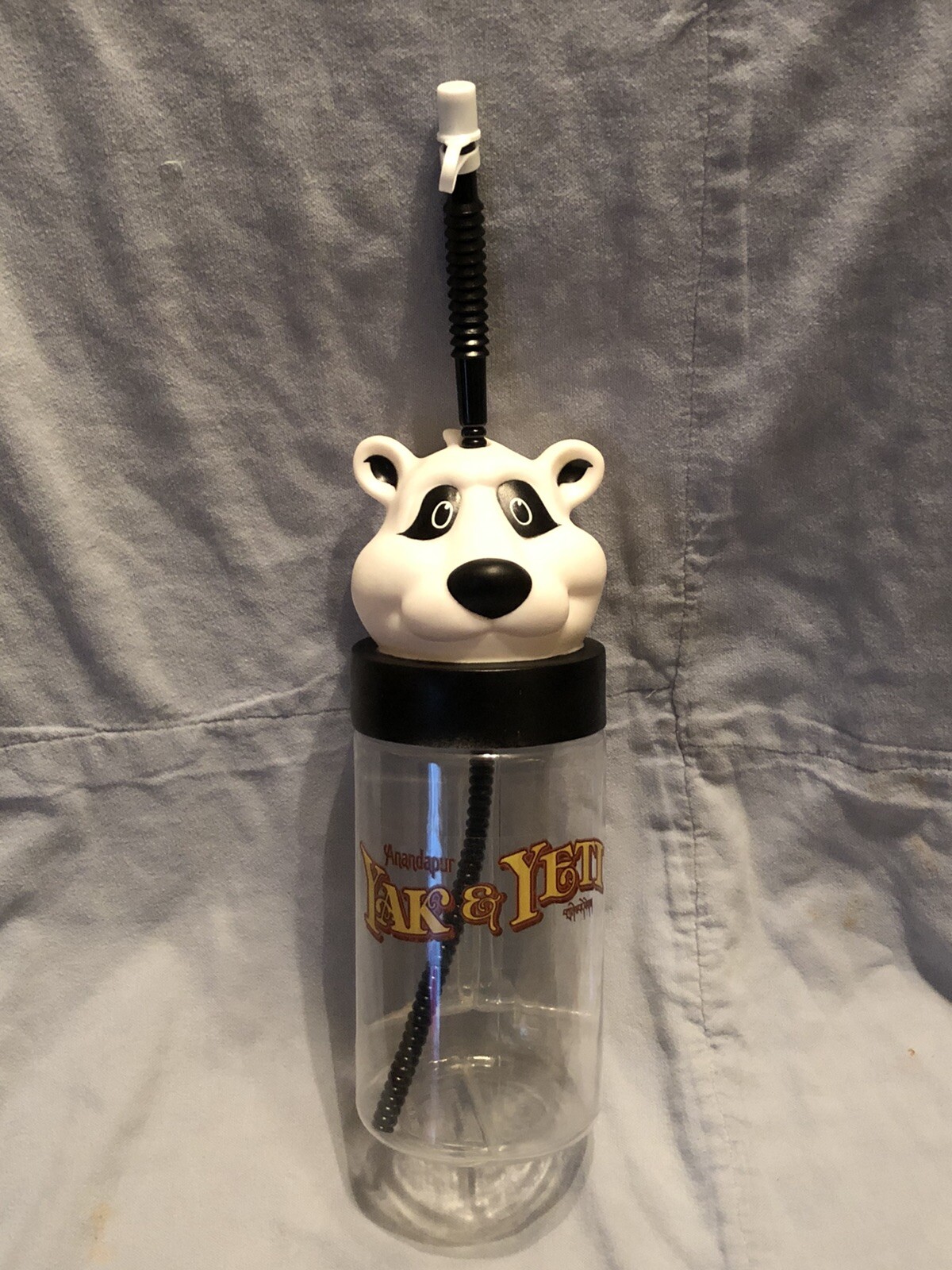 Disney Parks Animal Kingdom Yak & Yeti Panda Sipper Travel Cup Mug w ...