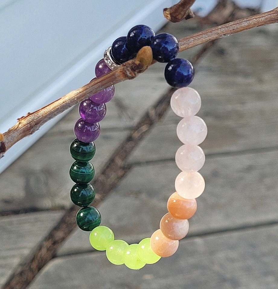 Love Attractor Bracelet Friendship Self Esteem Real Crystal Stone ...