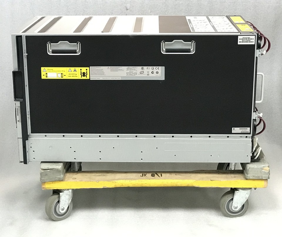 HP BladeSystem c7000 Barebones Chassis 6x PSU 10x Fan 2x KVM 2x 3Gb SAS ...