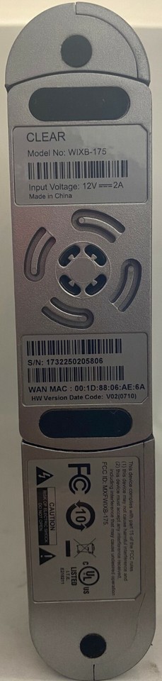 CLEAR Internet 4G Modem Series G - Model #WIXB-175 | eBay