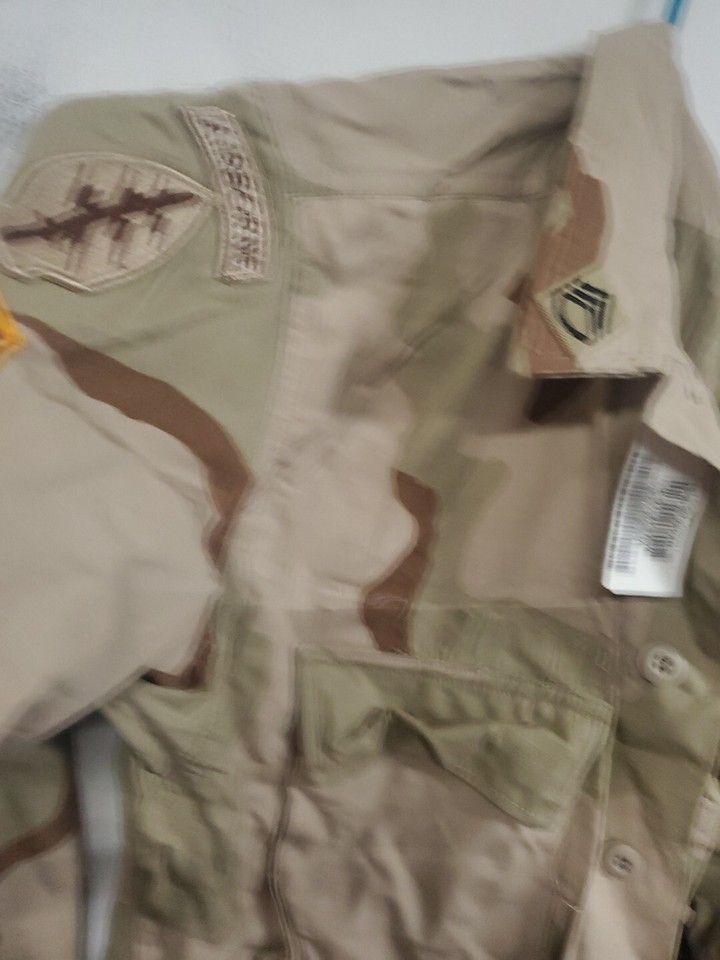 DCU Shirt/Coat Medium Long Desert Tri-Color Camo Cotton/Nylon USGI Army ...