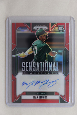 Max Muncy - 2025 Panini Prizm Baseball Red Autograph Auto #12/99 ...