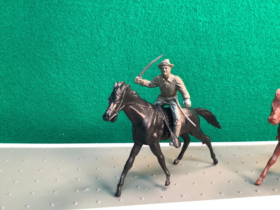 VINTAGE MARX 54MM ALAMO/FORT APACHE MOUNTED SOLDIERS W/SWORD | eBay