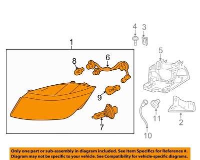 GM OEM-Headlight Assembly 20964008 | eBay