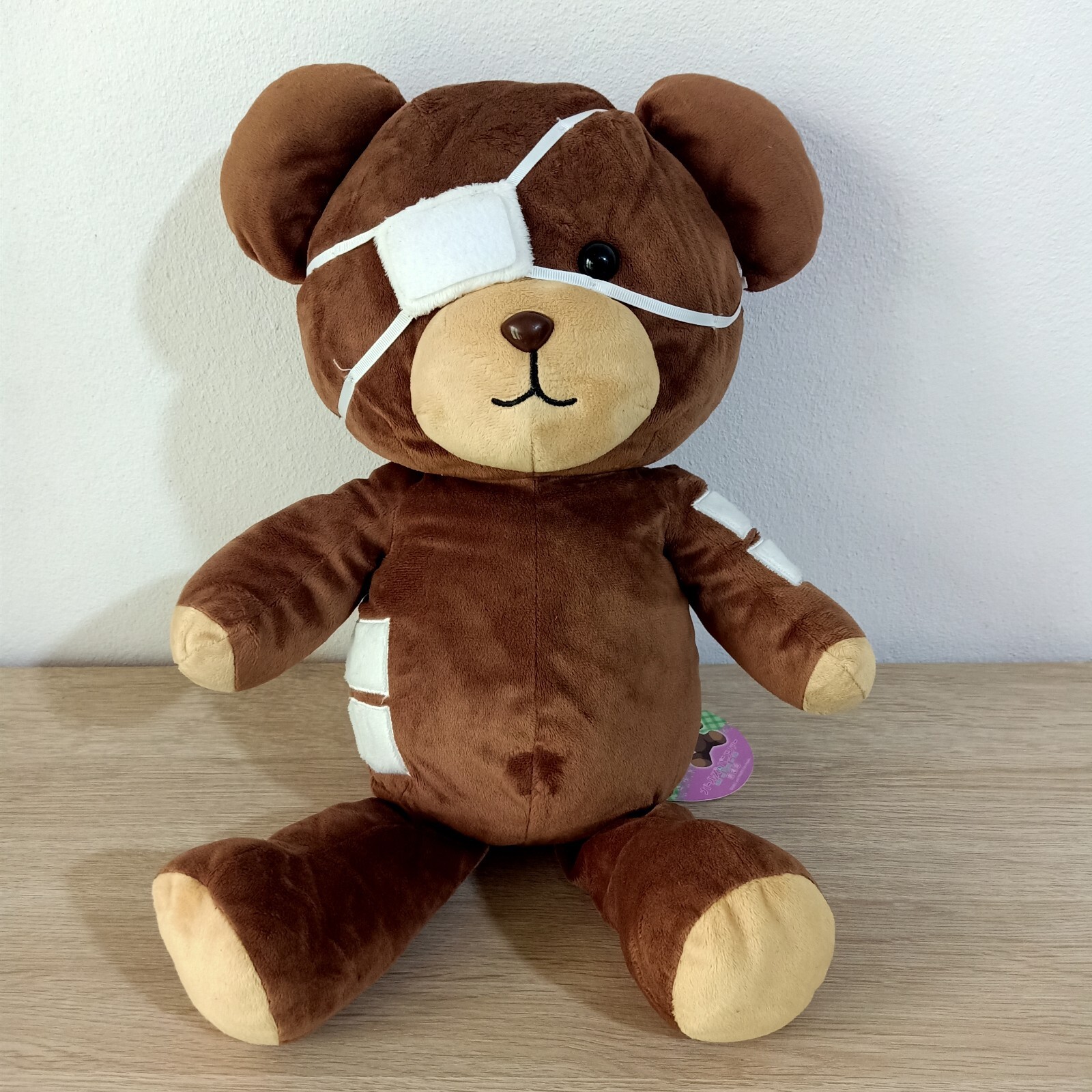 Girls und Panzer der Film Boko Bandaged Bear BIG XL 20" Plush Toy TAG ...