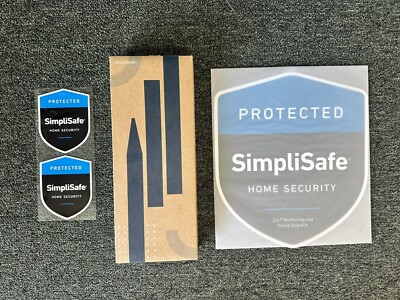 NEW IN BOX - SimpliSafe Yard Sign, Stake and Window Decal | eBay