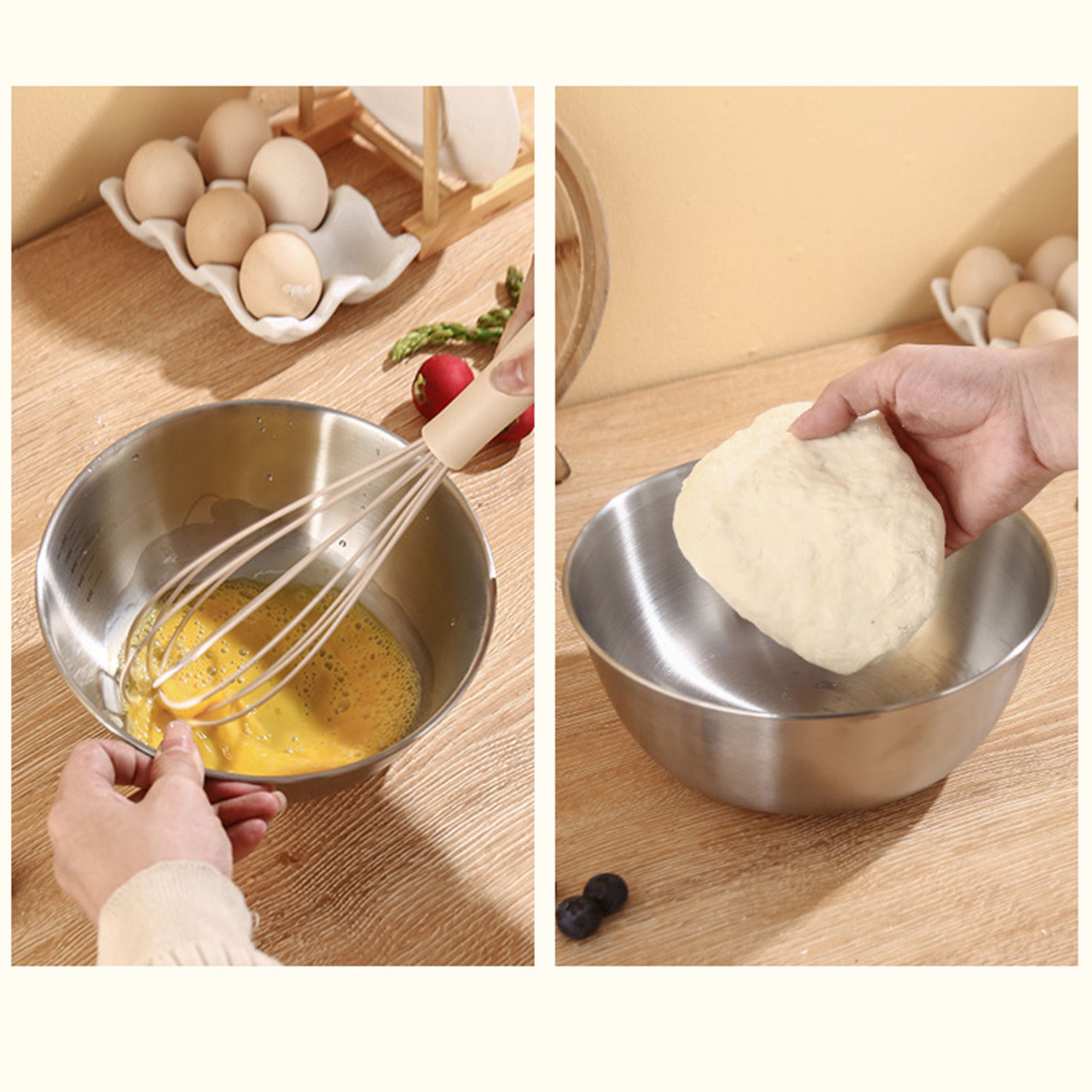 (22cm) Cooking Bowl Large Capacity Mixing Bowl And Wide Use Of ...