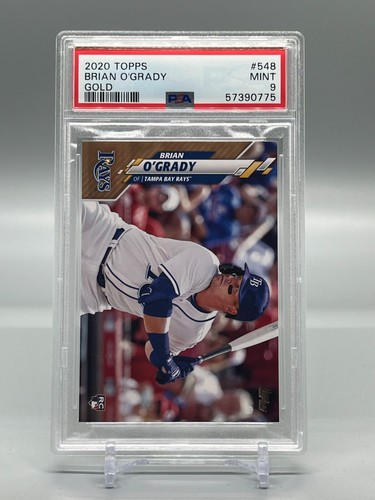 2020 Topps Gold #548 Brian O'Grady PSA 9 Mint Rookie RC #'d/2020 ...