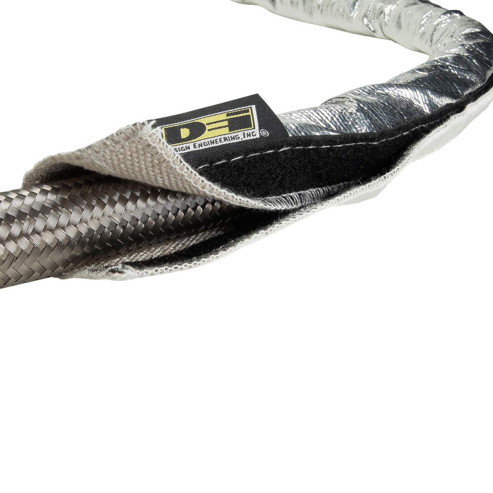 DEI 2 To 2 1/2 Inch ID x 3 Feet Heat Shroud Aluminized Hook / Loop ...