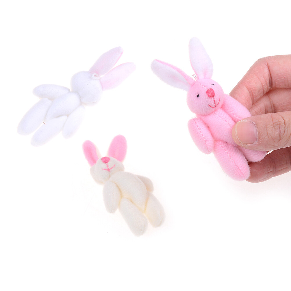 Mini 6cm cute rabbit plush stuffed baby toy dolls for kids candy box ...