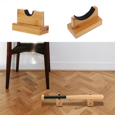 1 Pair Wooden Baseball Bat Display Hanger Horizontal Direction Desktop ...