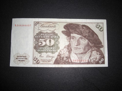 DM 50 Schein Deutsche Mark - Serie KJ vom 2.Januar 1980 | eBay.de