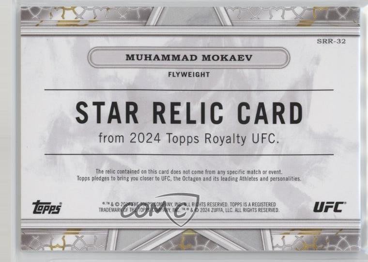 2024 Topps Royalty UFC Star Relics Blue /25 Muhammad Mokaev #SRR-32 | eBay