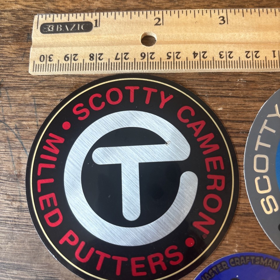 3 SCOTTY CAMERON GALLERY Stickers CIRCLE T Putters Golf 2 3inch, 1 ...