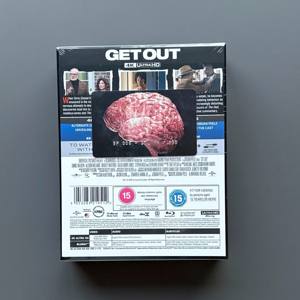 BluPack 008: Get Out 4K UHD+BD SteelBook EverythingBlu | eBay