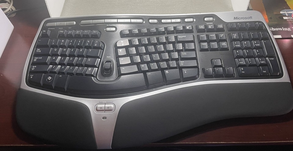Microsoft Natural Ergonomic Desktop 7000 WTA-00001 Wireless Keyboard ...