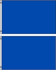 (2 pack lot) 3x5 Royal Blue Solid Plain Blank Color Flag 3'x5' Banner ...