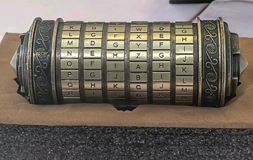 Da Vinci Code Mini Cryptex Lock Puzzle Box - Hidden Compartments ...