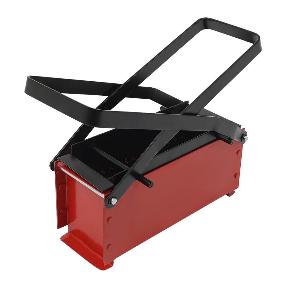 Red Manual Newspaper Briquette Maker Waste Paper Brick Maker Brick ...