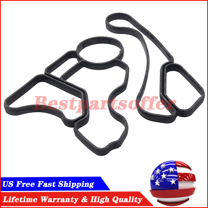 For BMW Engine Oil Filter Cooler Housing Gasket Kit N20 S55 N54 N55 ...