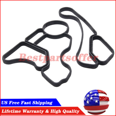 For BMW Engine Oil Filter Cooler Housing Gasket Kit N20 S55 N54 N55 ...