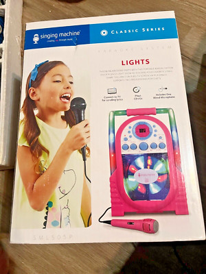 KIDS KARAOKE MACHINE, CONNECTS TO TV, PLAYS CD+Gs, AND A WIREMICROPHONE ...