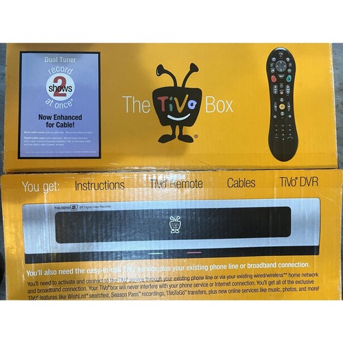 The TiVo Box TCD649080 DVR Digital Video Recorder Dual Tuner | eBay