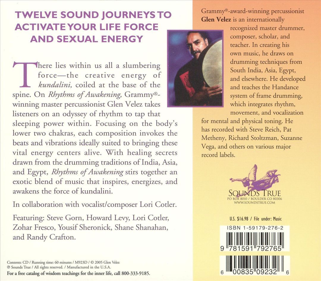 GLEN VELEZ RHYTHMS OF AWAKENING NEW CD 600835092326 | eBay