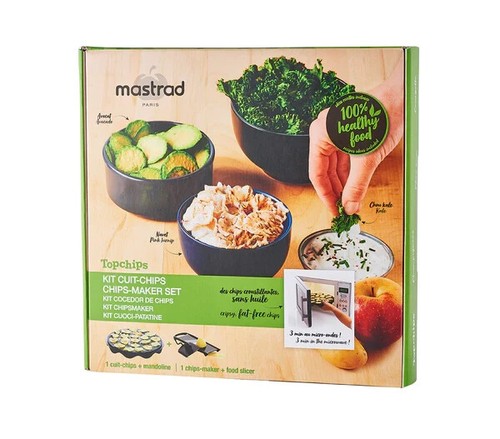 Mastrad TopChips Microwave Chips Maker & Mini Mandoline Slicer Set | eBay