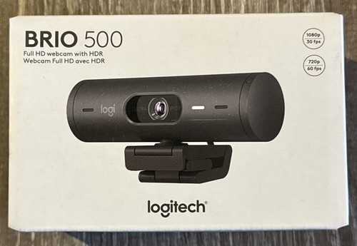 Logitech Brio 500 Full HD Web Cam With HDR. Brand New/Sealed. Free ...