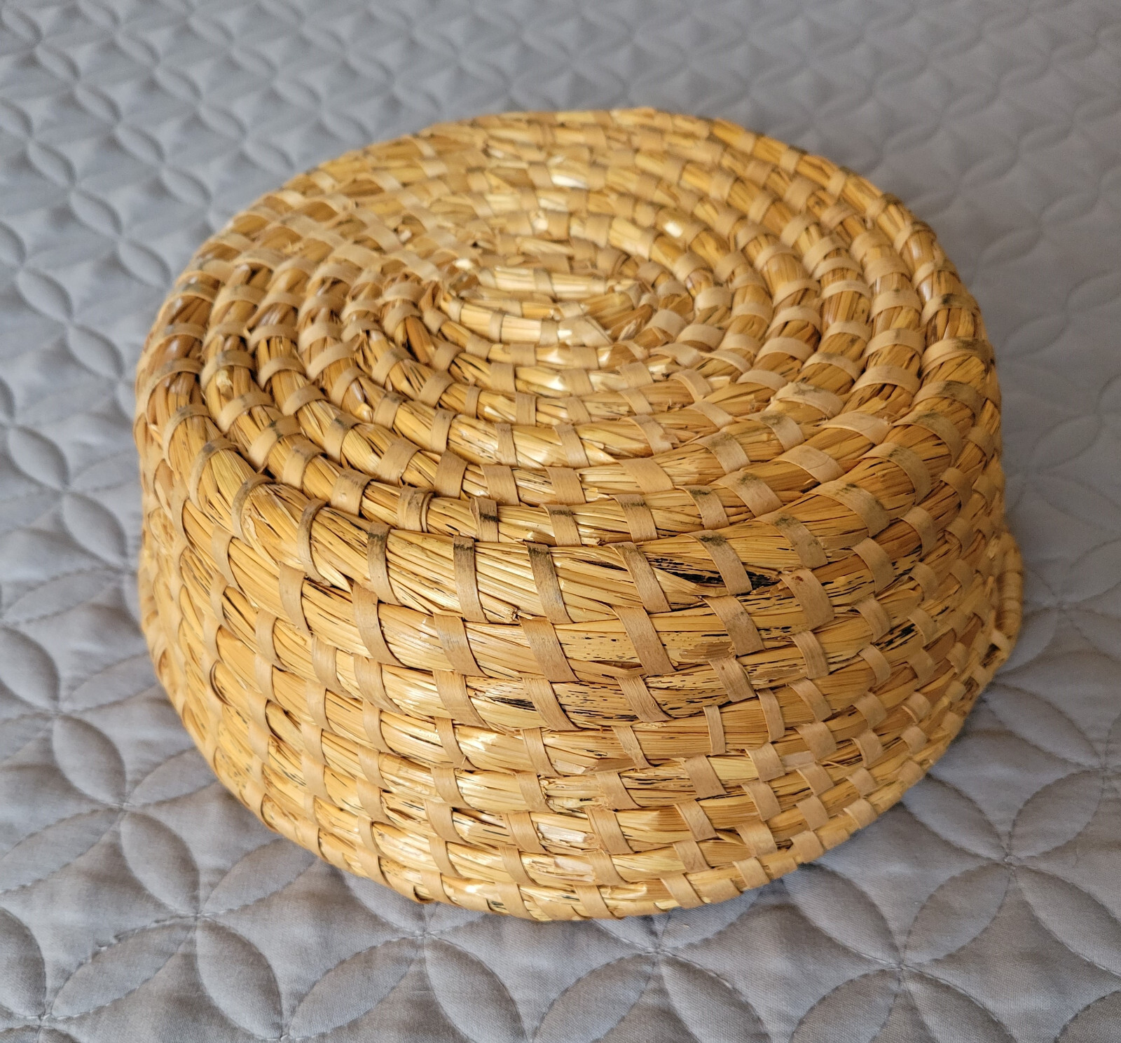 Old Basket Rye Grass Sweetgrass Vintage Antique Primitive Rustic ...