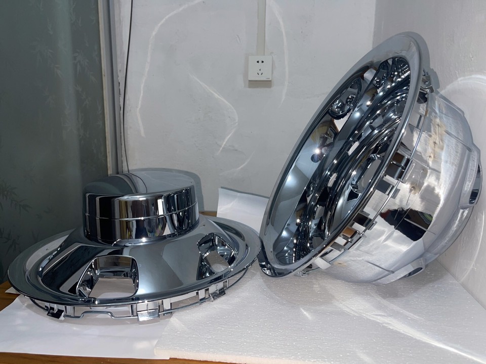 17" Chrome Wheel Simulators Fits Dodge 2003-18 Dually Wheels - Dual ...