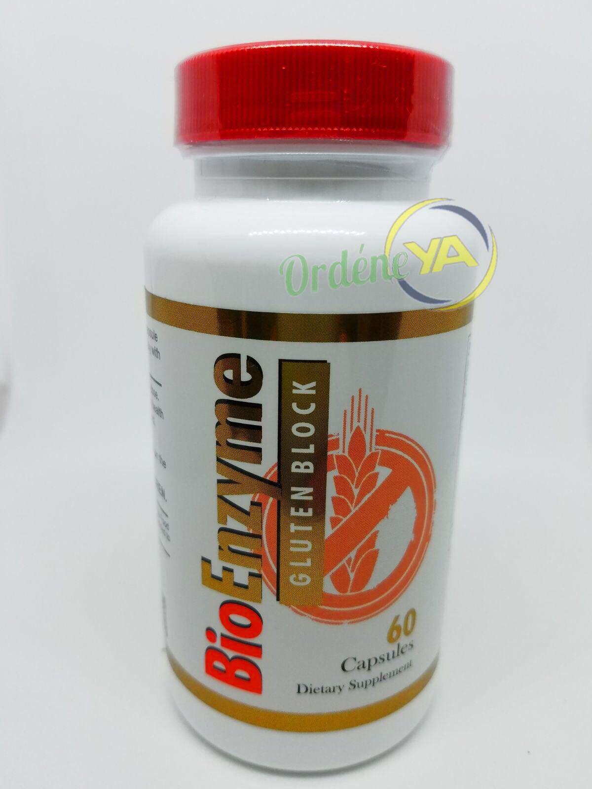 BioEnzyme Gluten Block Free Bacterium Dietary Supplement Easy off ...