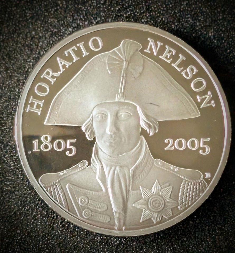 2005 Horatio Nelson Piedfort £5 Silver Proof Coin (Double Crown) | eBay UK
