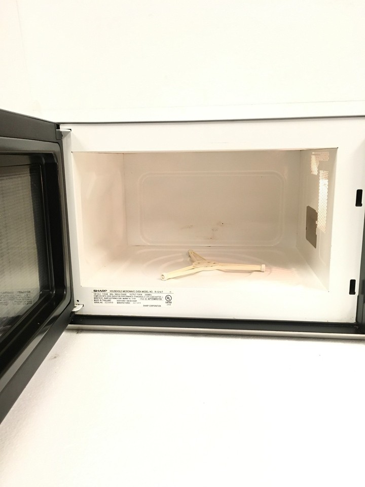 Sharp 24 Inch Wide Over the Counter Stainless Steel Microwave R-1214-T ...