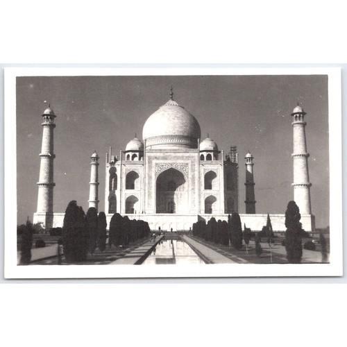 Postcard Taj Mahal Agra India Monument Famous Place | eBay