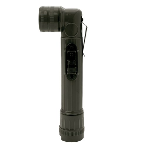 Mini Angle Head Tactical Flashlight AA Battery Army Military Campers ...