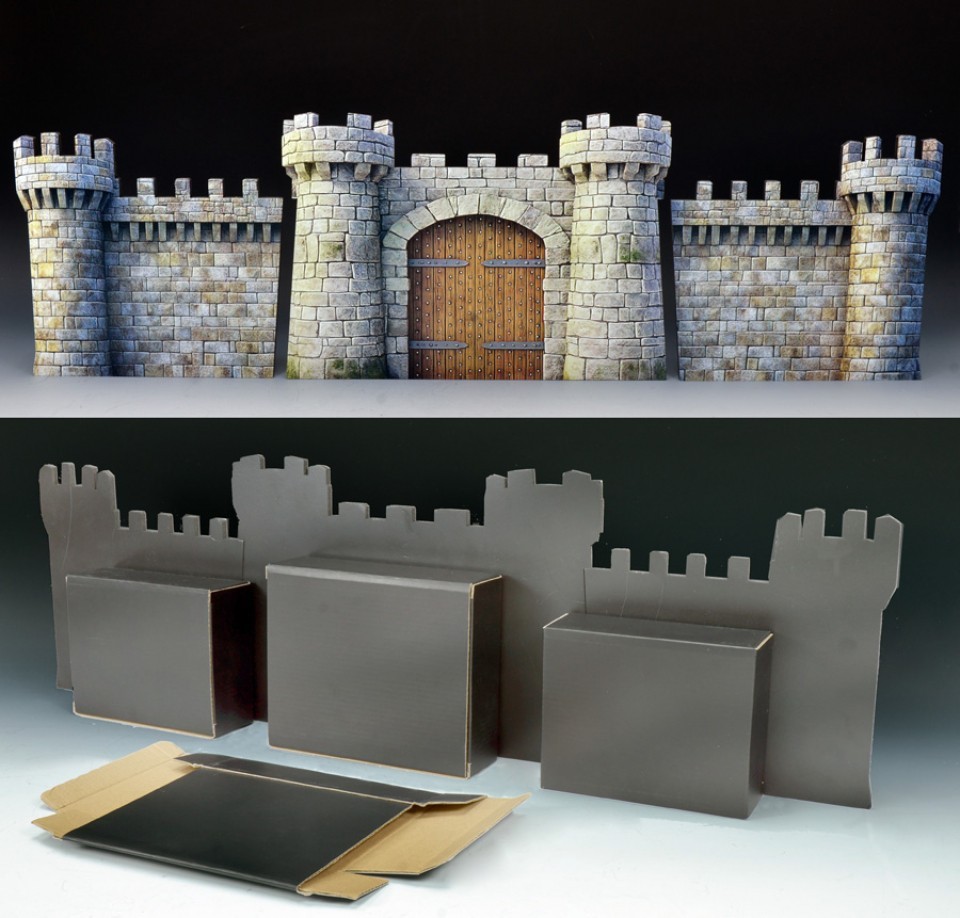 SP130 The Castle Facade Backdrop by King & Country | eBay