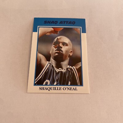 Shaquille O'Neal Promo Shaq Attack Card Oddball | eBay
