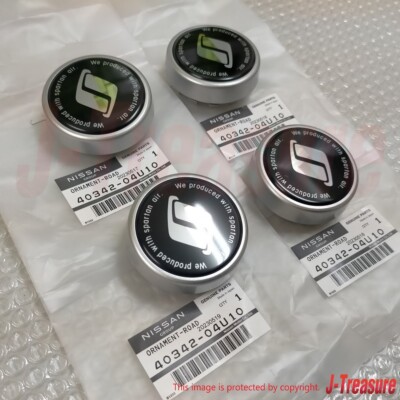 NISSAN SKYLINE R32 GTS R33 R34 GT-R Genuine Wheel Center 40342-04U10 x4 ...