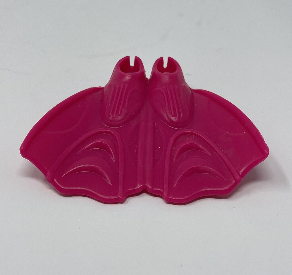 Barbie Doll Accessories Pink Swim Fins Flippers Dolphin Spin | eBay