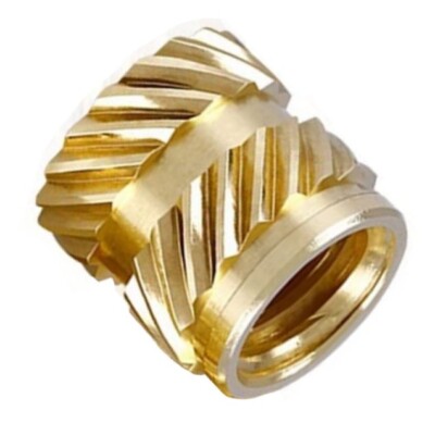 M3 x 5.7mm Threaded Brass Inserts for Plastic - Heat Set - 3D Print ...