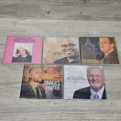 Lot Of 5 Religious CDs Janet Paschal Robin Herd Darrell Winn Bob ...