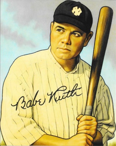 Babe Ruth Photo Art New York Yankees Photo Artwork 8x10 Baseball Photo ...