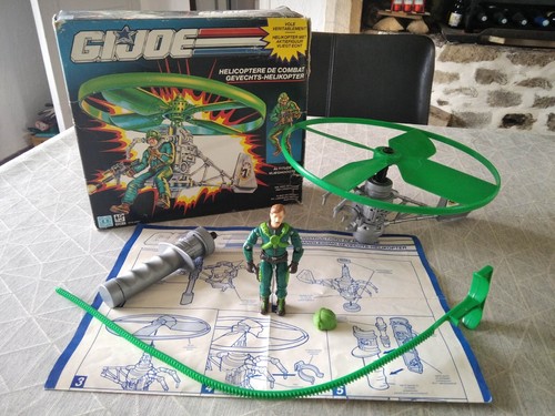 vintage GI JOE hasbro 1991 - Battle copter + major ALTITUDE - boite en ...