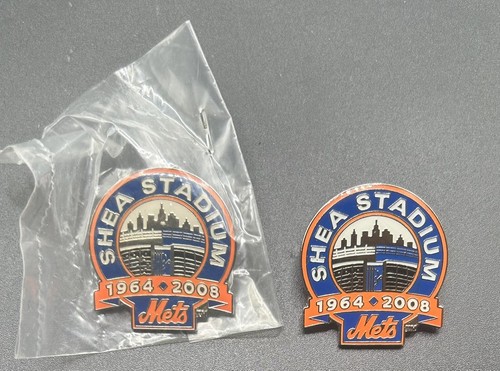 Two New York Mets Shea Stadium 1964-2008 Final Season Commemorative Pin ...